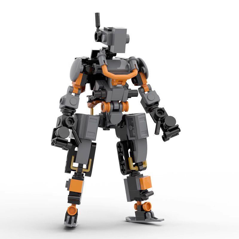 Compatible with Lego MOC Mini Agent Orange Mecha Robot Creative ...