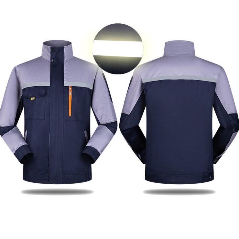 【GOTOOL】Safe Jacket Safety Work Jacket Reflector Long Sleeve Workwear ...