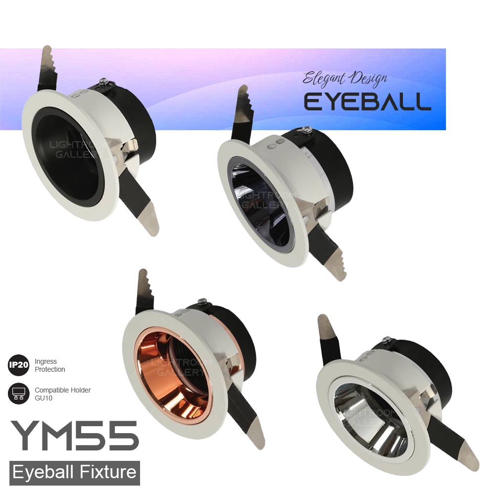 Lightroom Gallery | LED Eye ball Recessed Spotlight LED Eyeball Fitting ...