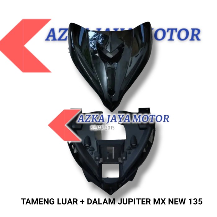 HITAM Jupiter MX new 135 Inside and Out Shield / MX new black tie Cover ...