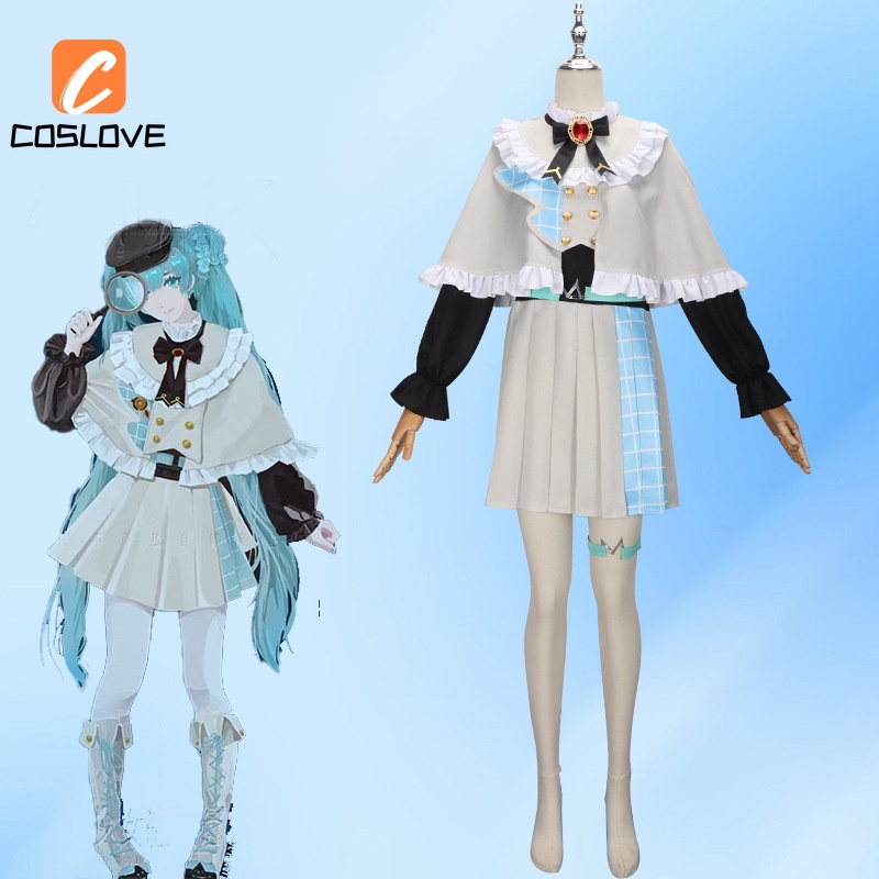 Hatsune Miku Girl Detective Style Full Set Costume Cosplay Dress Girl ...