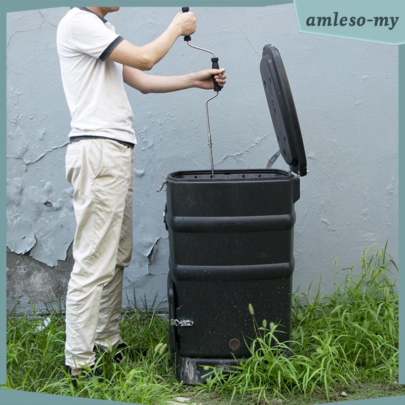 [AmlesoMY] Compost Turner and Mixing Tool Portable for Compost Bins ...