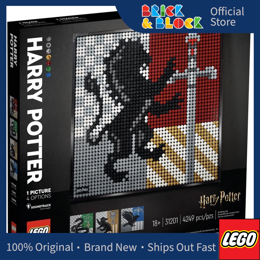 LEGO 31201 Harry Potter™ Hogwarts™ Crests | LEGO ART | Shopee Malaysia