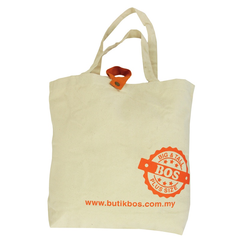 BOS COLLECTION Easy To Fold Canvas Tote Bag 013 | Shopee Malaysia
