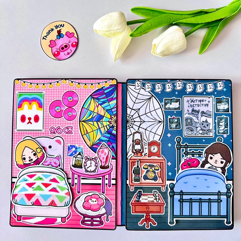 Toca Life World Quiet Book Toca Boca Wednesday and Einide toca boca ...