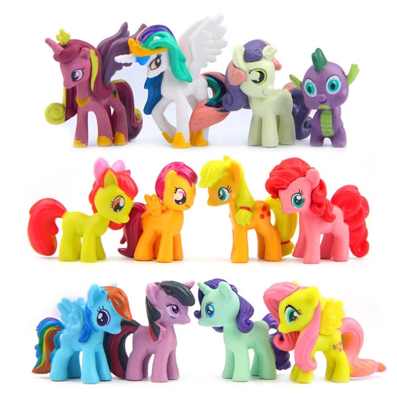 My Little Pony: Friendship is Magic Toy Meet The Mane 6 Collection Set ...