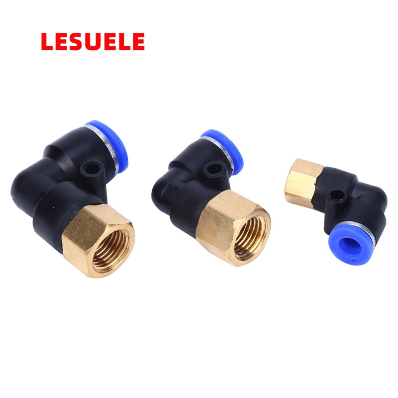 Lesu Pneumatic Connector Thread Quick Connector PLF8-02 Female Thread ...