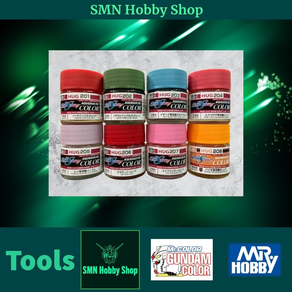Paint Color Gundam Seed Destiny Aqueous 10ml HUG201-HUG208 [Hobby ...