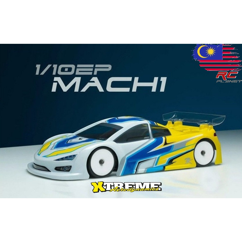 Xtreme ORIGINAL Aerodynamics MACH1 ETS RC MODEL BODY 190mm | Shopee ...