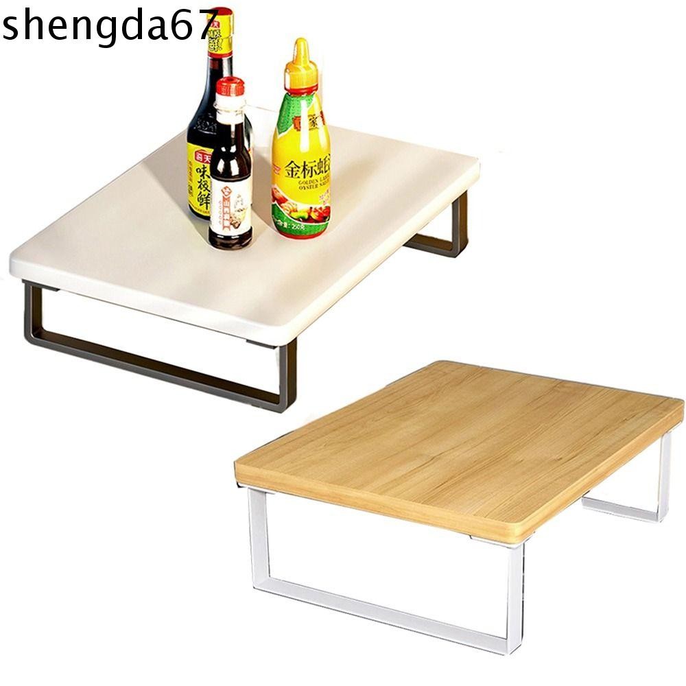 SHENGDA Kitchen Counter Rack, Extra Storage Stackable Cabinet Spice ...