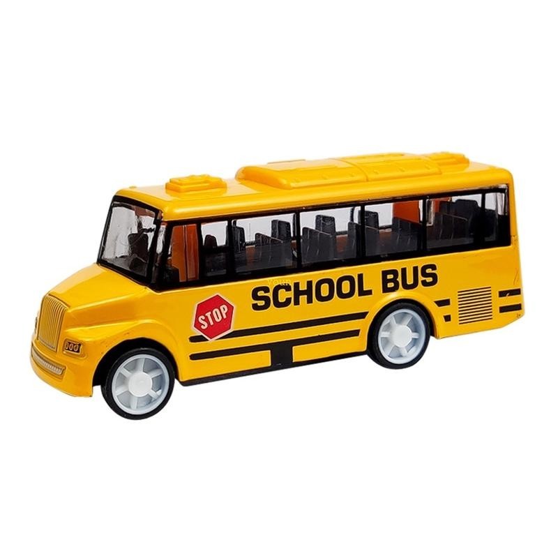 youn Exquisite Exquisite School Bus Toy with Pull Back Mechanism for ...