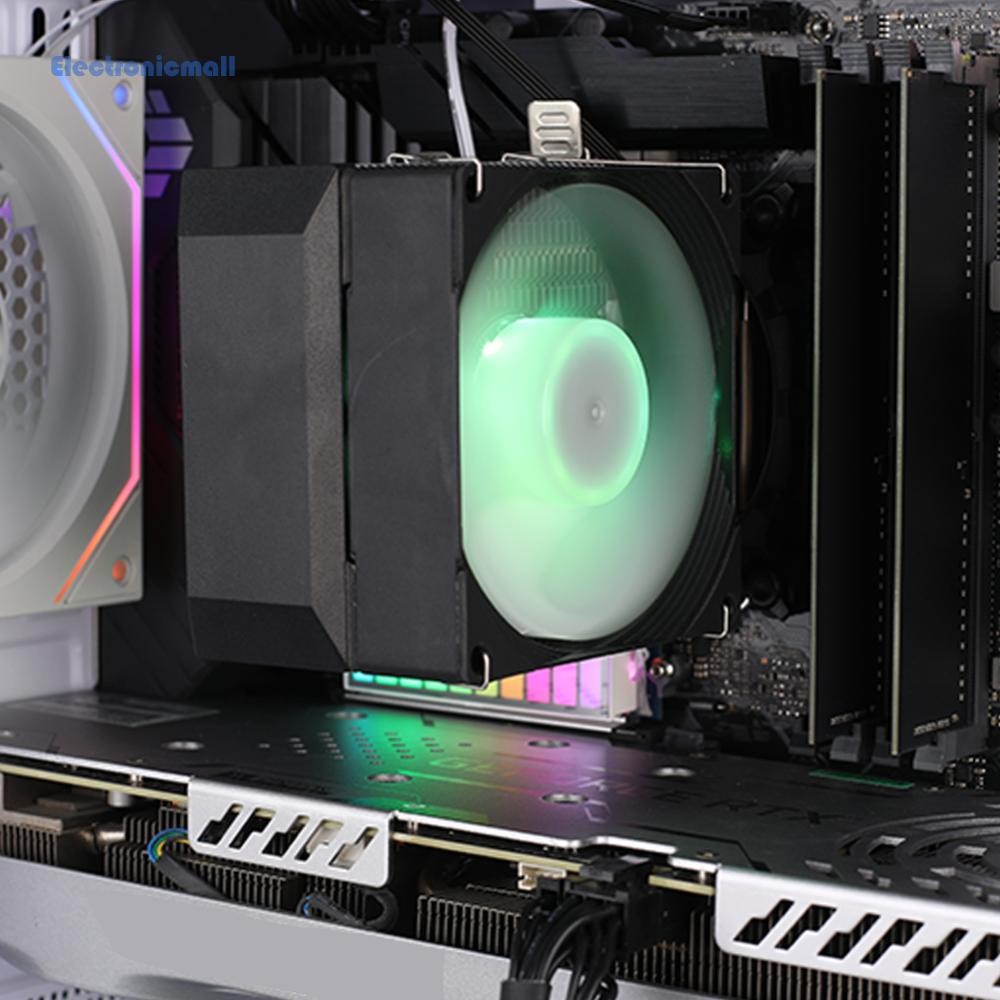 ~ 9cm RGB Case Fans 800-1800RPM Speed CPU Cooling Fans 4Pin for PC ...