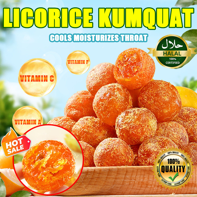 【Local Stock】Licorice Kumquat Premium Kumquat Fruit Lung Cleaner ...