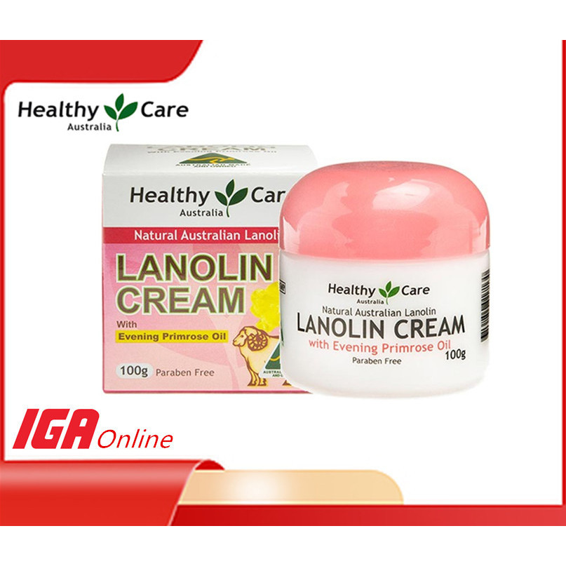 [EXP 10/2027] Healthy Care Lanolin Cream with EPO Evening Primrose Oil ...