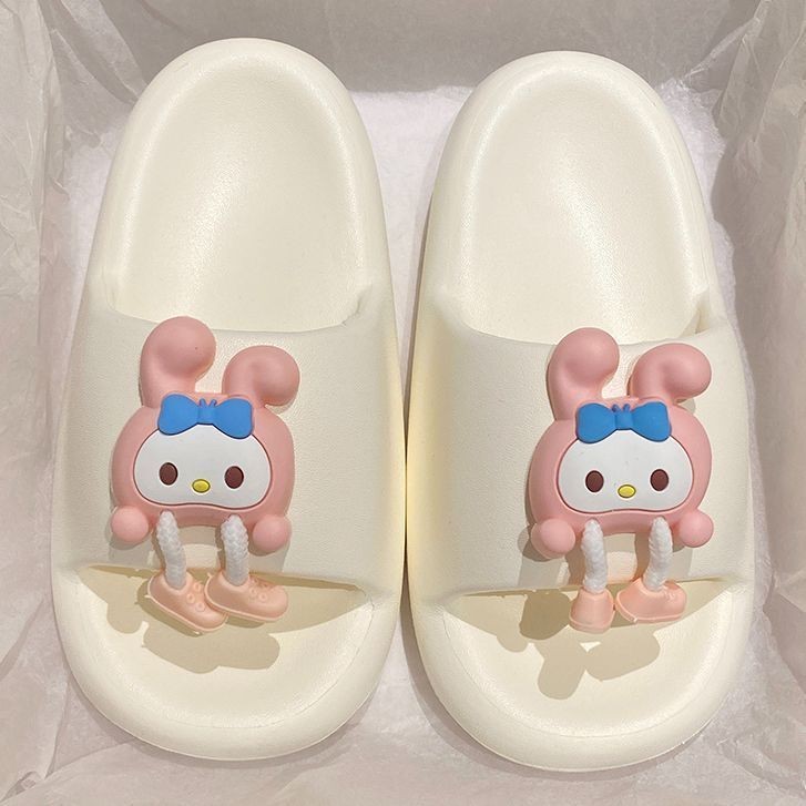 Cartoon Cute Influencer eva Slippers Summer Soft Bottom Flat Bottom ...