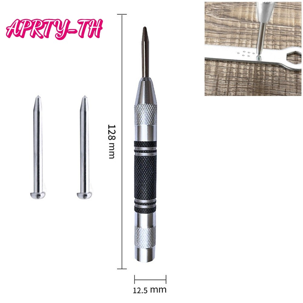 (HUND) 3pcs Automatic Center Punch Automatic Center Pin Mark Puncture ...