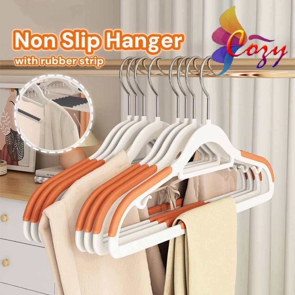 (1 PCS) Premium Heavy Duty Anti Slip Hanger with Rotatable Hook Adult ...