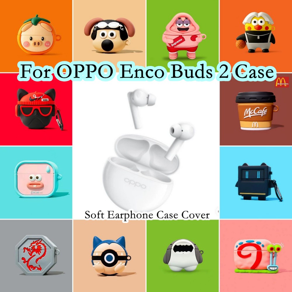 READY STOCK! For OPPO Enco Buds 2 Case Trendy Cartoon Series for OPPO ...