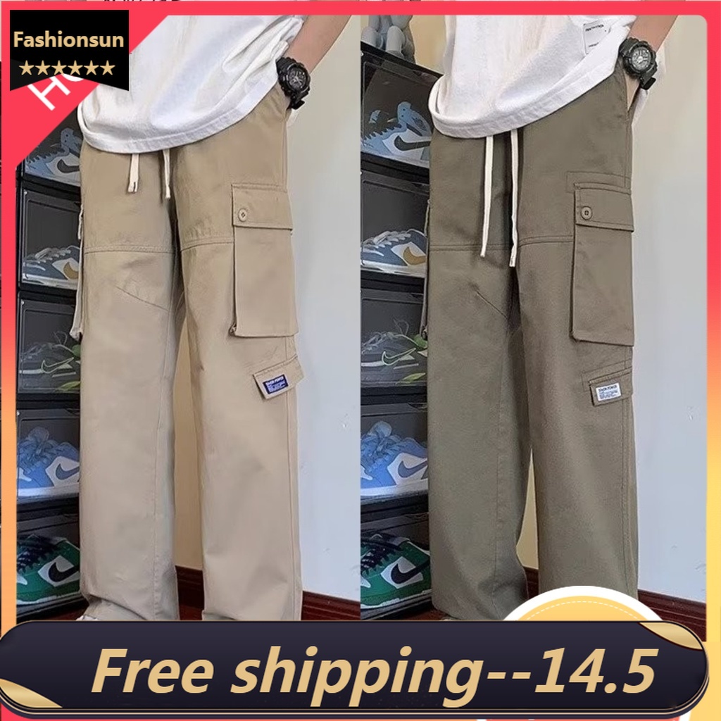 Vintage new style men's Cargo pants summer kargo pants trend straight ...
