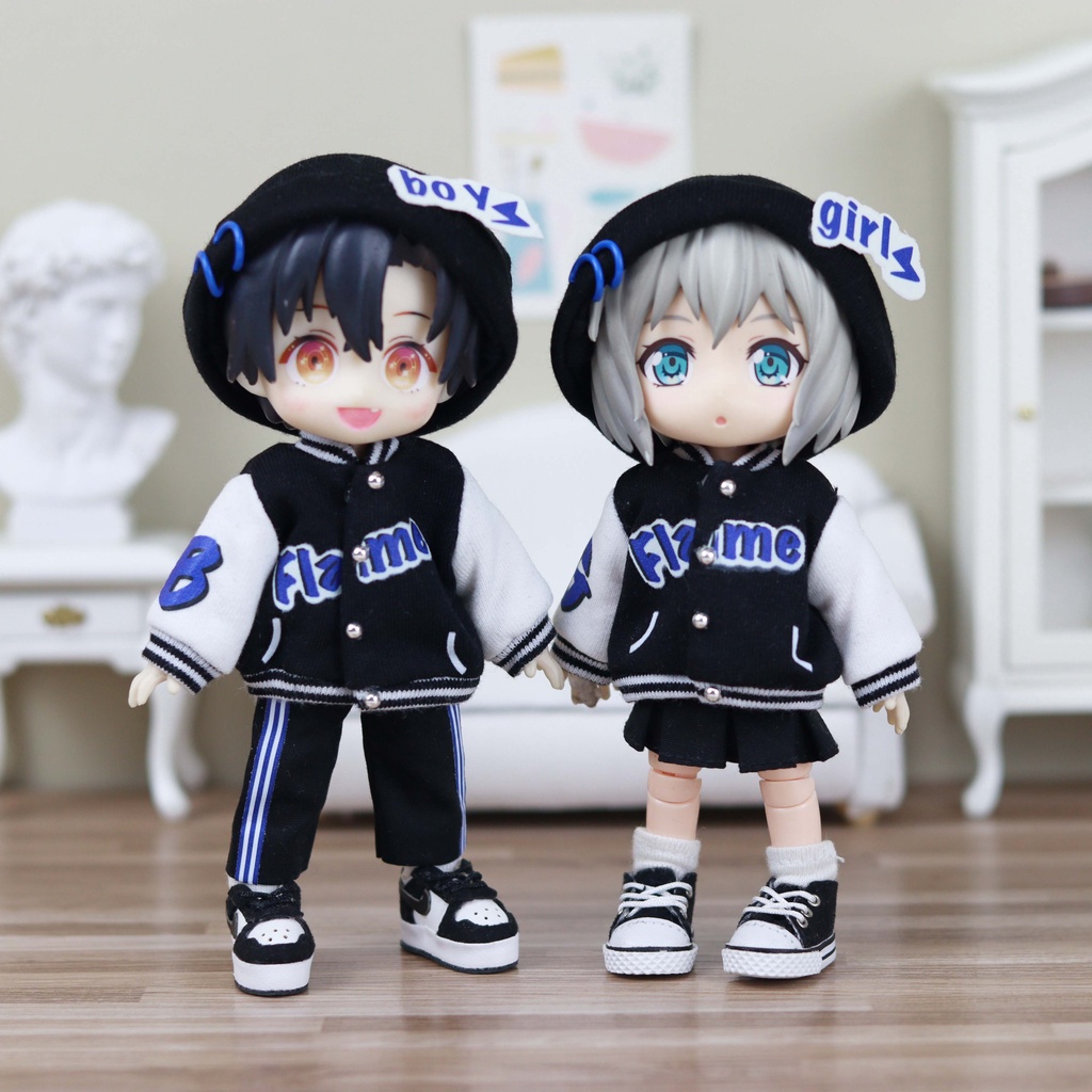 ob11 clothes baseball uniform sports suit Nendoroid GSC YMY obitsu11 1/ ...