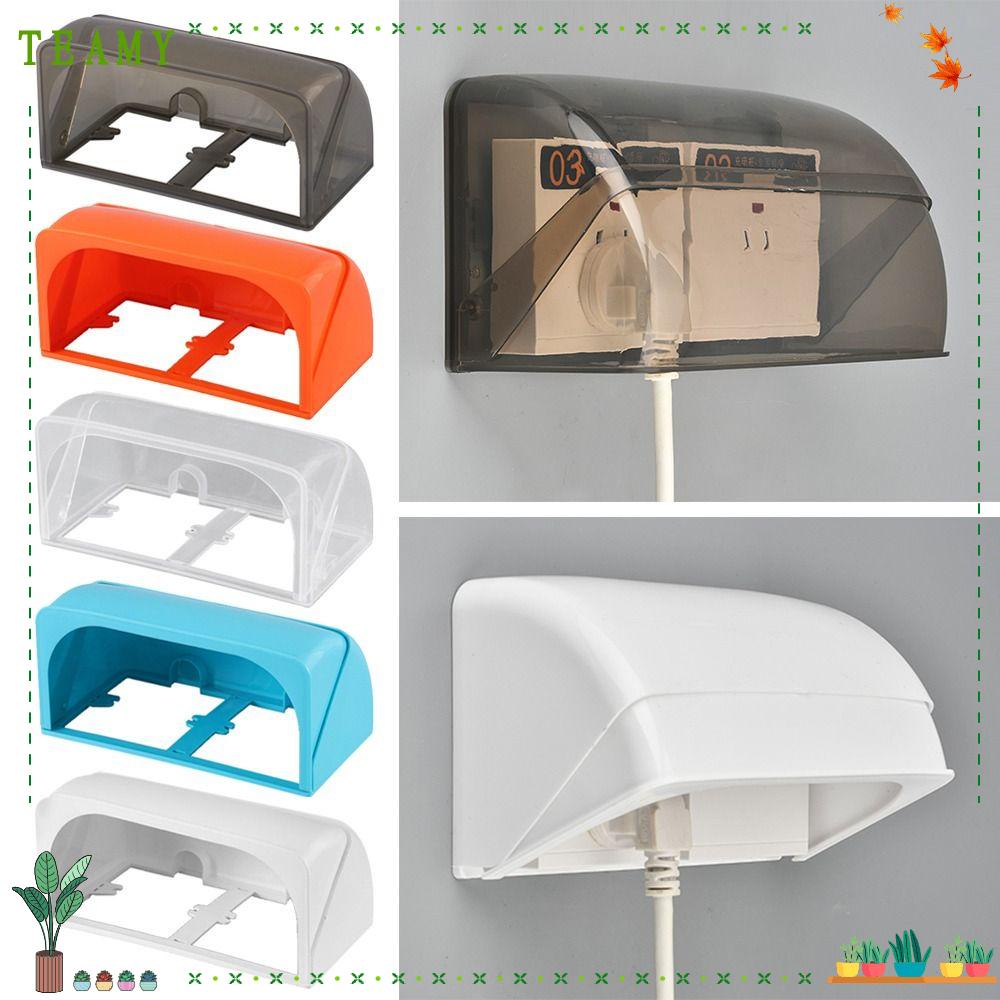 TEAMY Switch Protective Cover, Plastic Wall-mounted Socket Waterproof ...