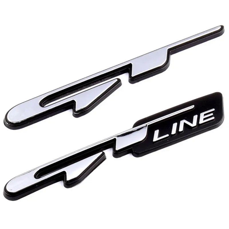 3d abs Car Dry Line fender Side Badge gt Line Logo kia gt Line Label k5 ...