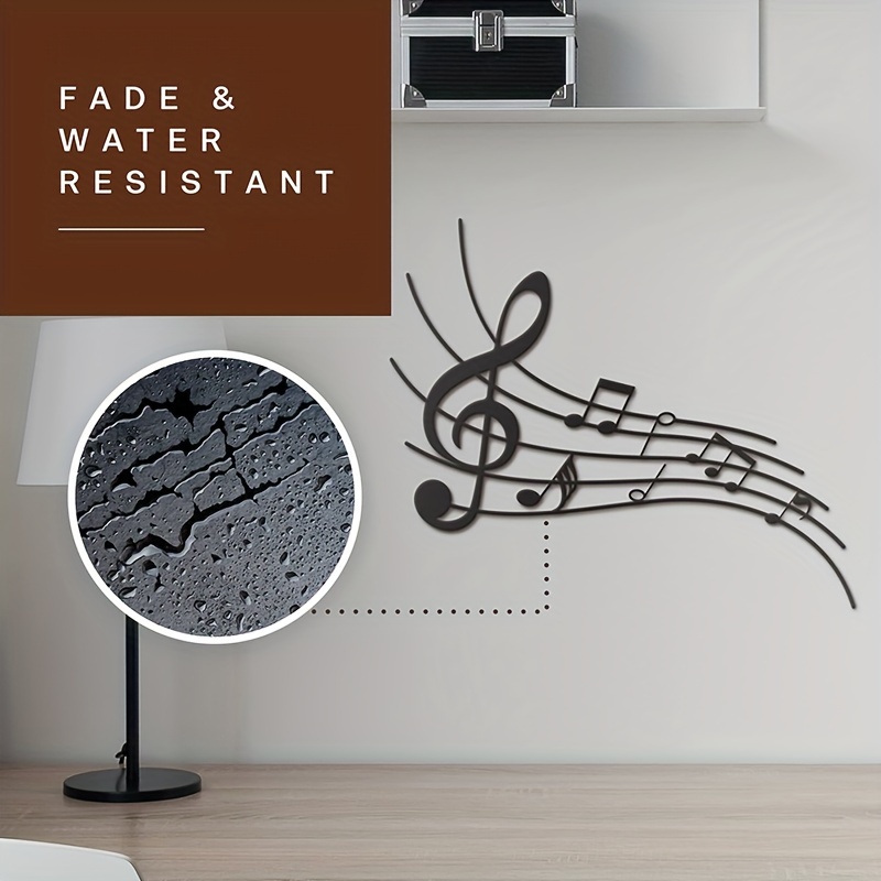 Musical Notes Sign Metal Music Wall Decor Modern Beautiful Music Notes ...