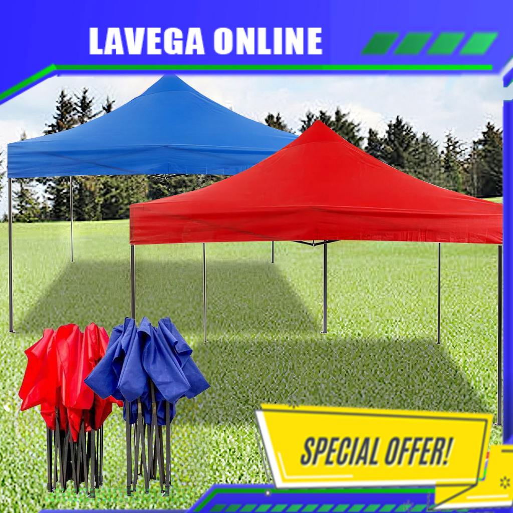 10 x 10 3m x 3m Canopy Pasar Malam Kanopi Hawker Night Market Tent ...