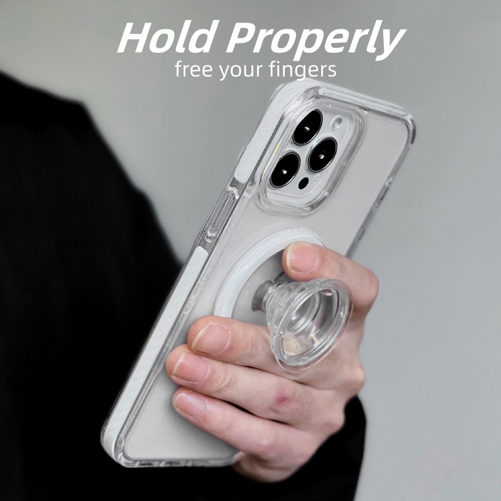 Magsafe Phone Holder with Stretchable Foldable Stand Magnetic ...