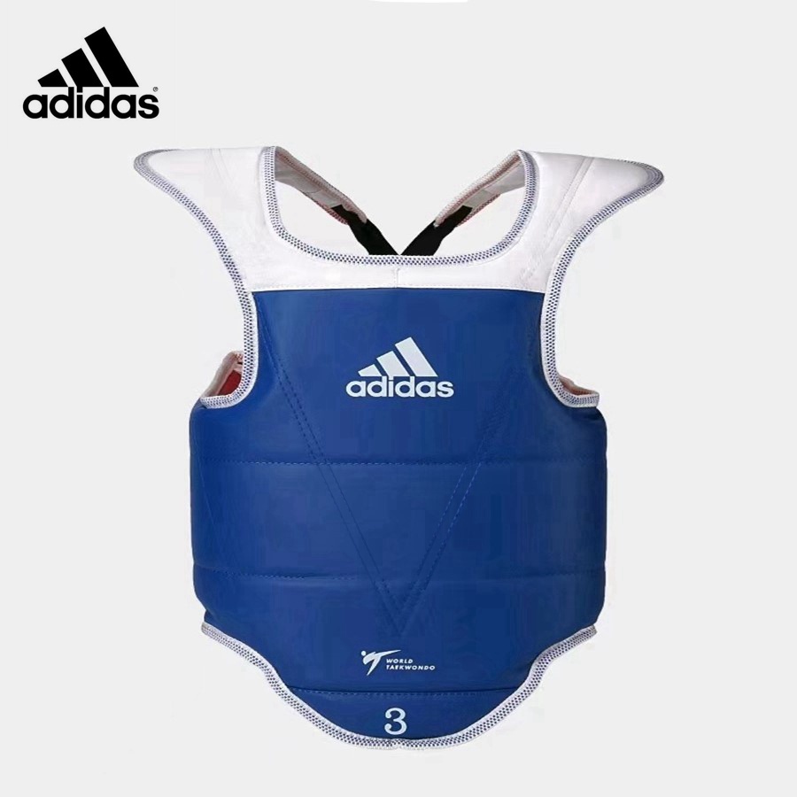 Taekwondo Vest Chest Protector（Red and Blue Two in One Dual use ...