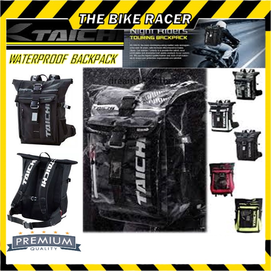 RS TAICHI MOTORCYCLE WATERPROOF LAPTOP COMPUTER BACKPACK RSB 274 ...