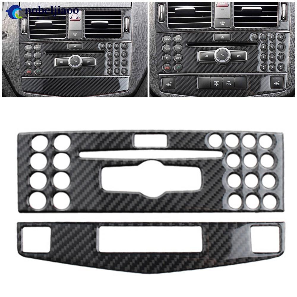 NOBELJIAOO Car Center Console Air Conditioner CD Panel Cover Trim ...