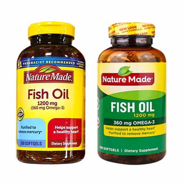 Nature Made Fish Oil 1200 Mg (360 Mg Omega-3) 200 Softgels | Shopee Malaysia