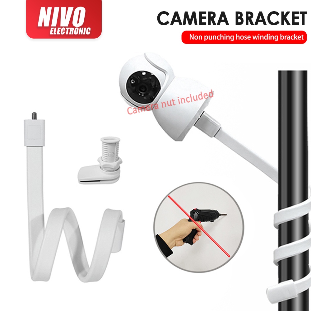 Camera Punch-free Bracket Multi-function Crib Winding Tying Hanging ...