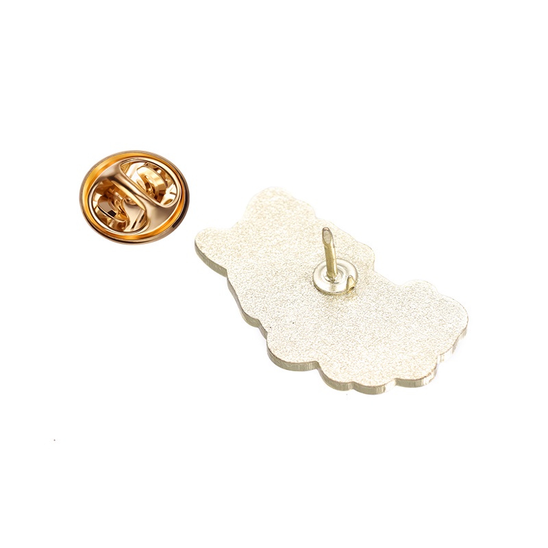 50 Styles of Cartoon Text Short Sentence Enamel Brooch Chemical ...