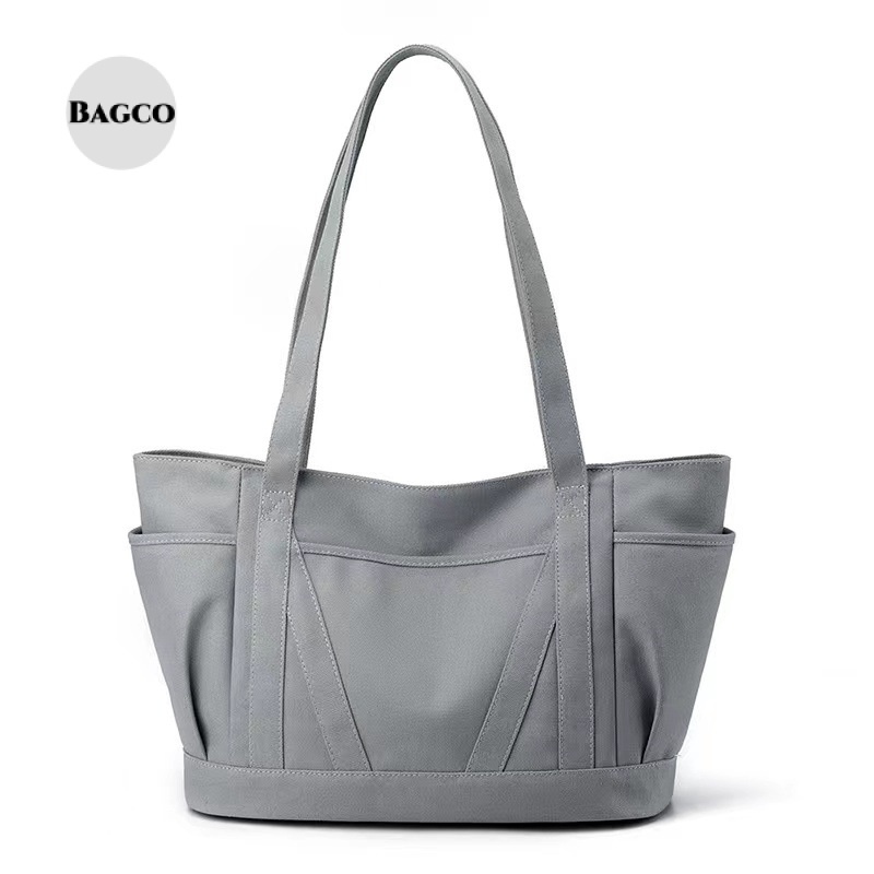 Canvas Tote Bag Shoulder Bag Women Large Capacity Office Bag A4 Paper ...