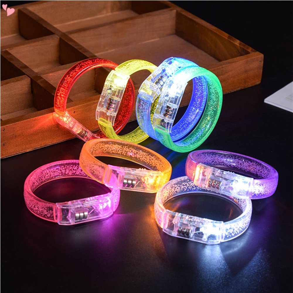 LED Wristband, Light Up Bracelets LED Armbands, Flashing Sports ...