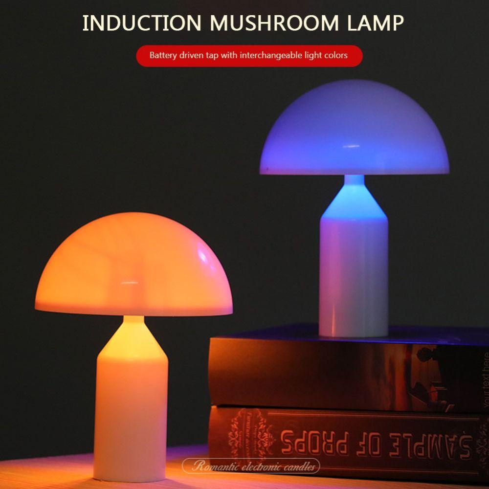 Mioshop Color Changing Dimmable Lamp, Bright Night Light, Portable ...