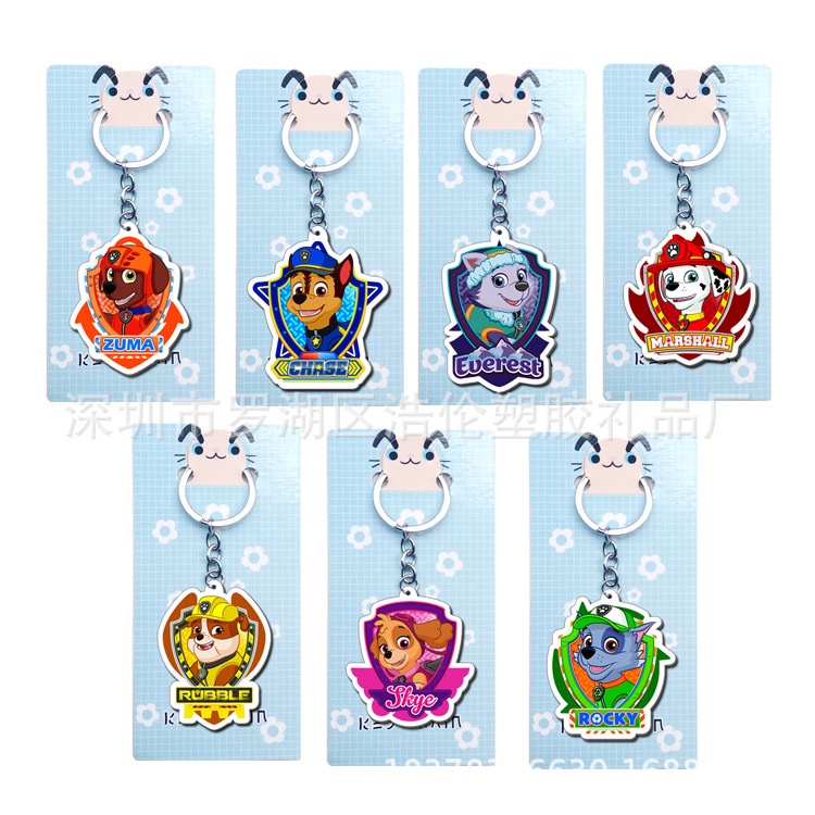 paw patrol anime peripheral pendant paw patrol cartoon paw paw team ...