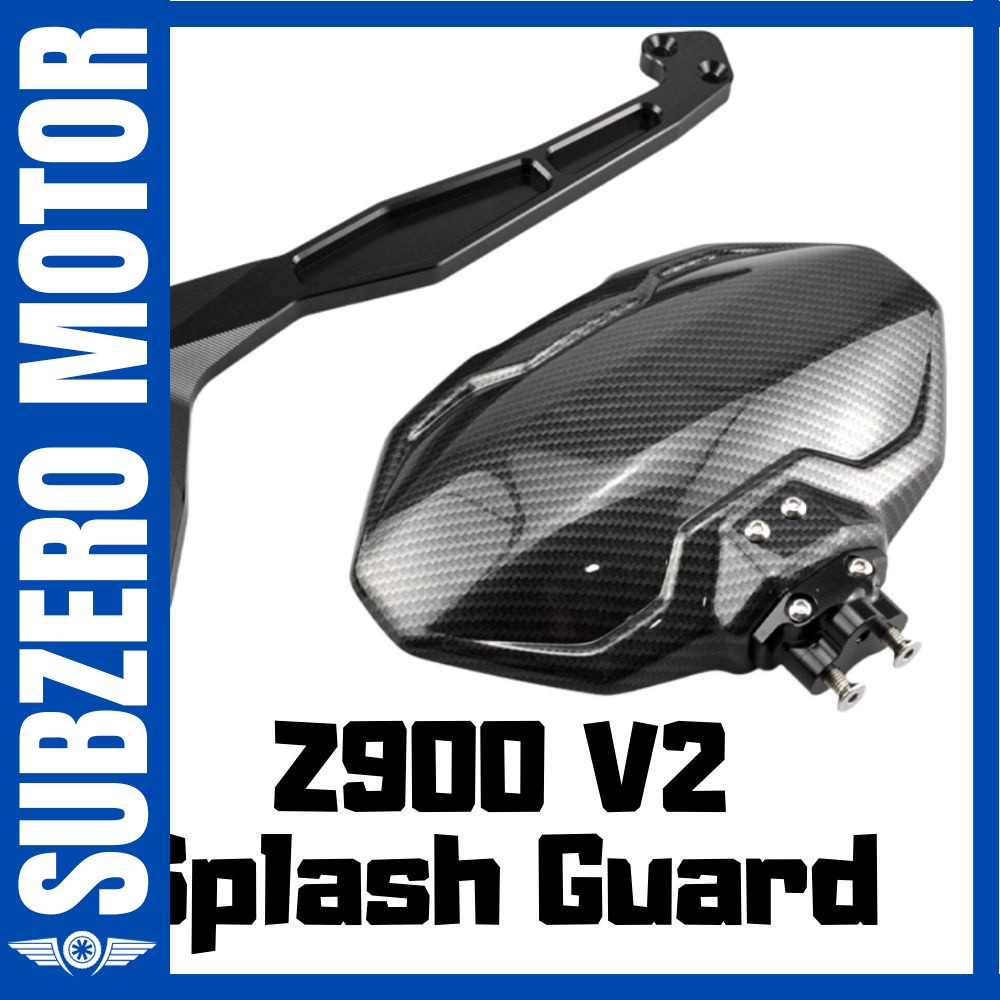 Kawasaki Z900 V2 2023 Z900 V1 Splash Guard Water Transfer Carbon Fiber ...