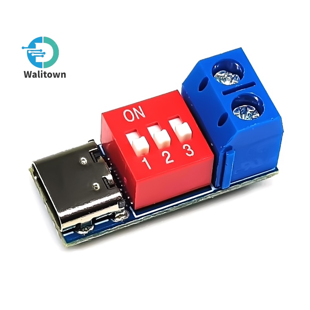PD/QC lurer Fast Charging Trigger Module Adjustable Voltage Dial ...