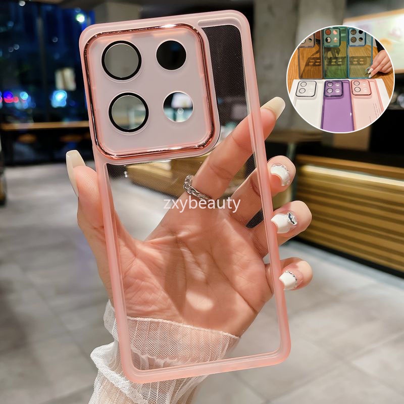 OPPO Reno 8 7 Pro Plus 4G 5G 2023 Case Plating Transparent Thin Clear ...