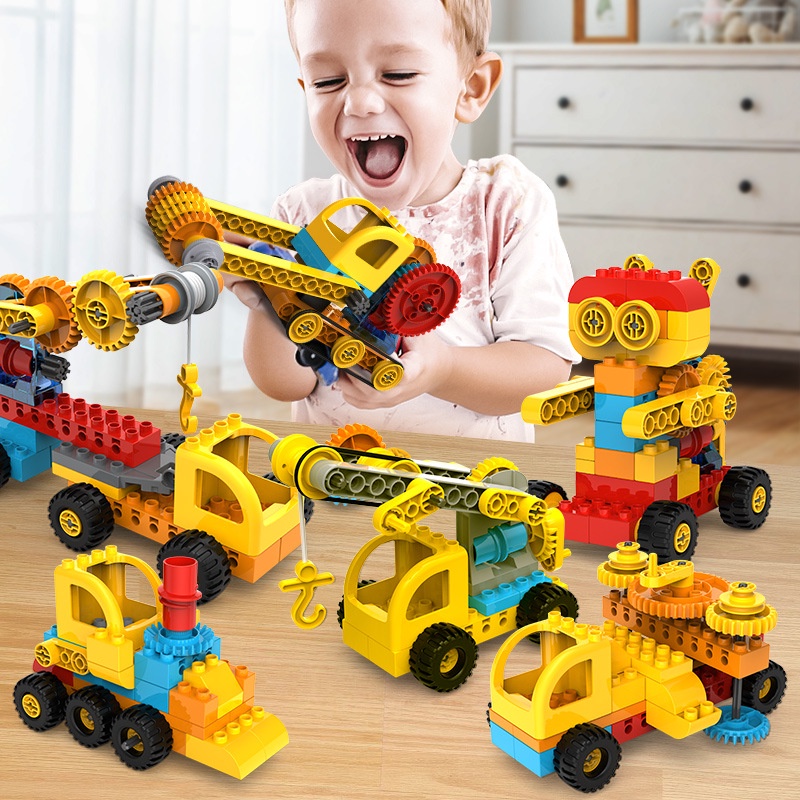 Transformable Building Blocks Car - DIY Vehicle Mechanical Building ...