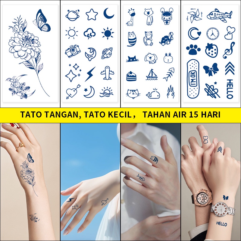 Stylish and Cute temporary tattoos with Cartoon Designs Suitable for ...