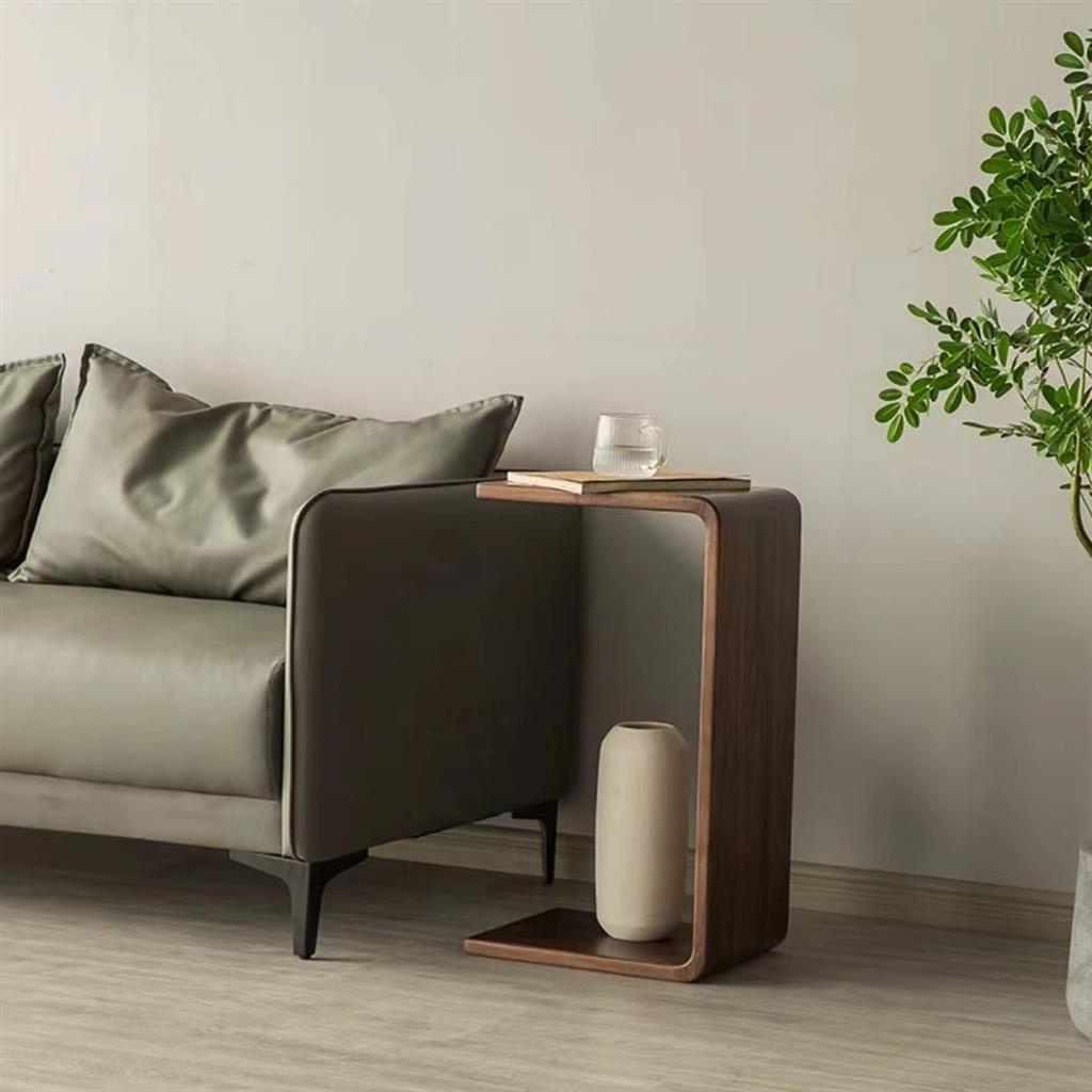 Free Shipping~Ready Stock-Solid Wood Influencer Simple Small Table Sofa ...