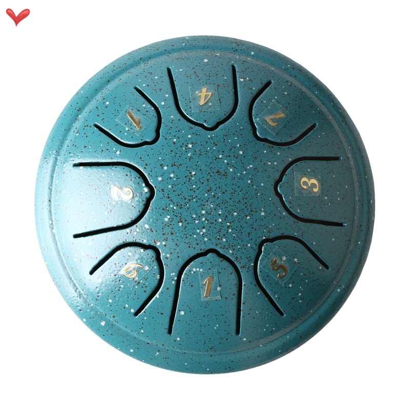 Steel Tongue Drum Percussion Musical Instrument Steel Drum Hand Drum ...