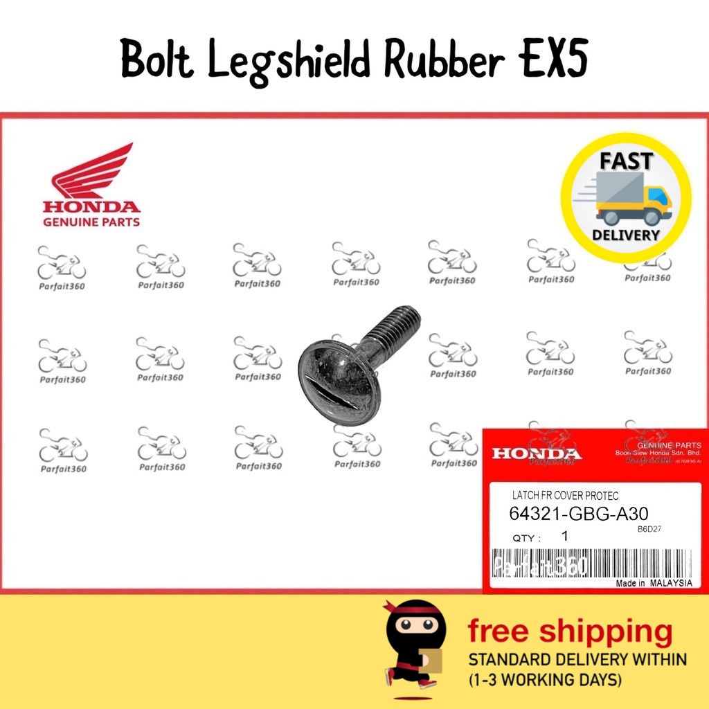 64321-GBG-A30 HONDA EX5 DREAM Bolt Tool Box Cover Battery / Screw Skru ...
