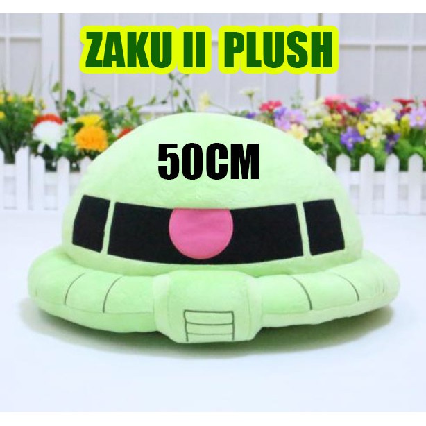 ZAKU HEAD PLUSH GUNDAM MERCHANDISE ZAKU II | Shopee Malaysia