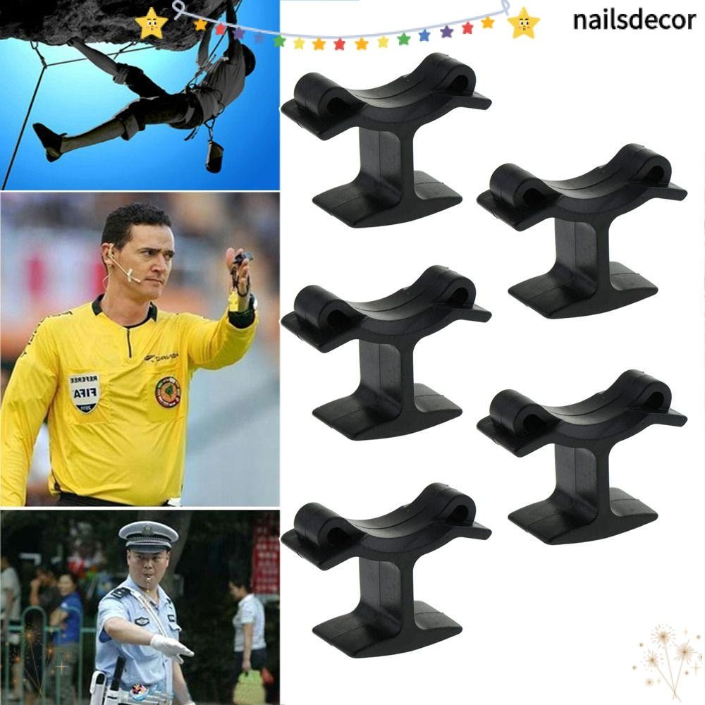 YUSENS 5Pcs Whistle Finger Grip, Plastic Black Whistle Fingers Holder ...