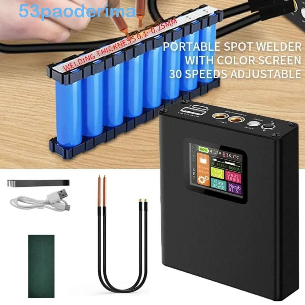PAODERIMA Spot Welder, Digital Color Screen Display Hand-held Weld|Set ...